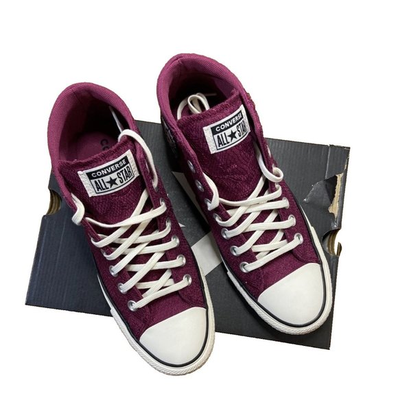 Converse | Shoes | Converse Ctas Madison Mid All Star Womans Burgundy ...
